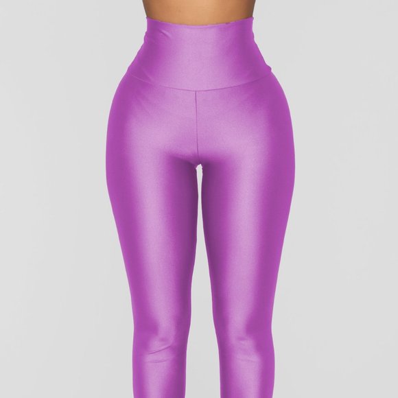 Afiabox Pants And Jumpsuits Glossy High Elastic Shiny Sexy Leggings